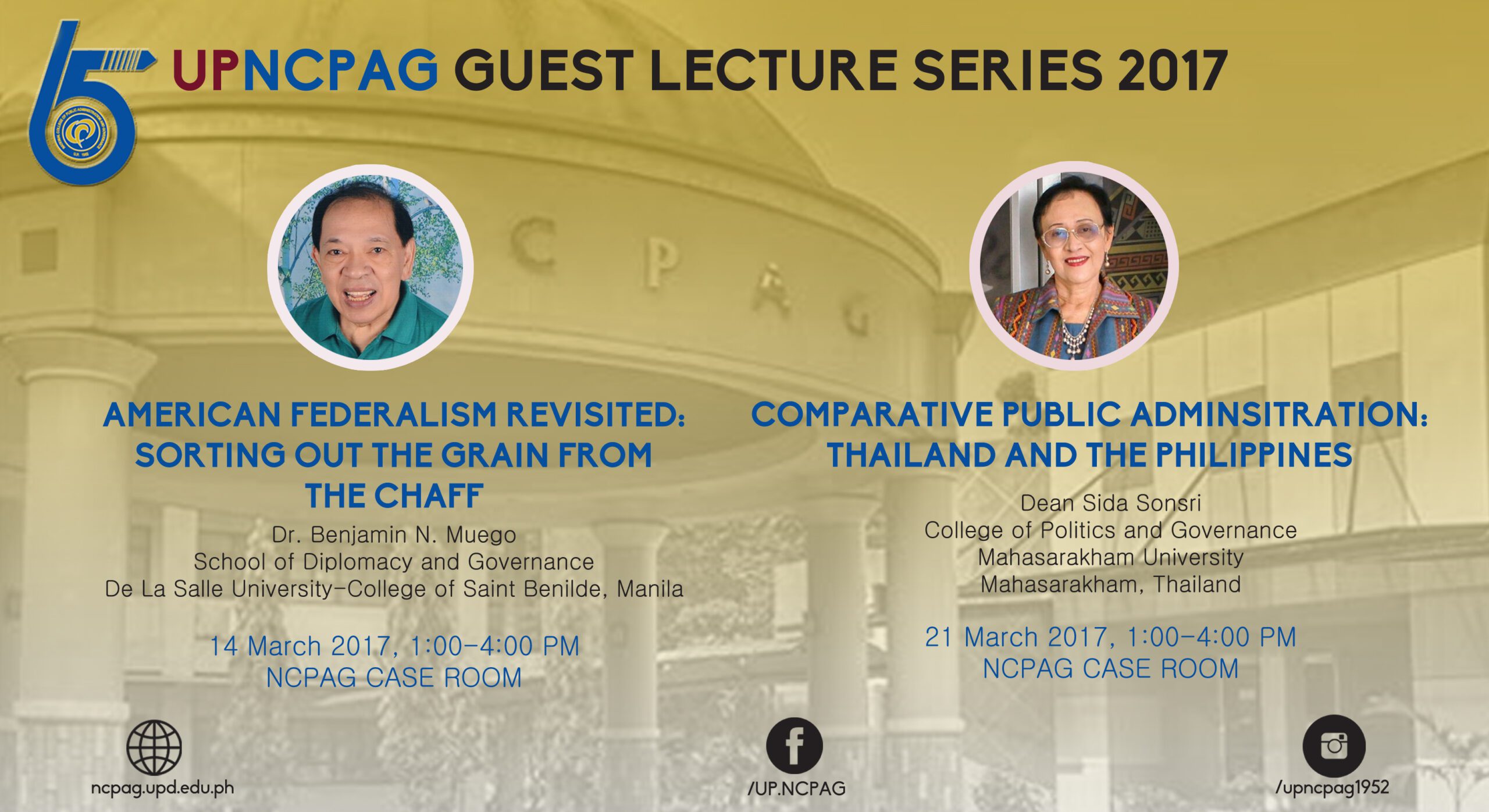 NCPAG Guest Lecture Series returns - NCPAG - UP National College of Public Administration and ...
