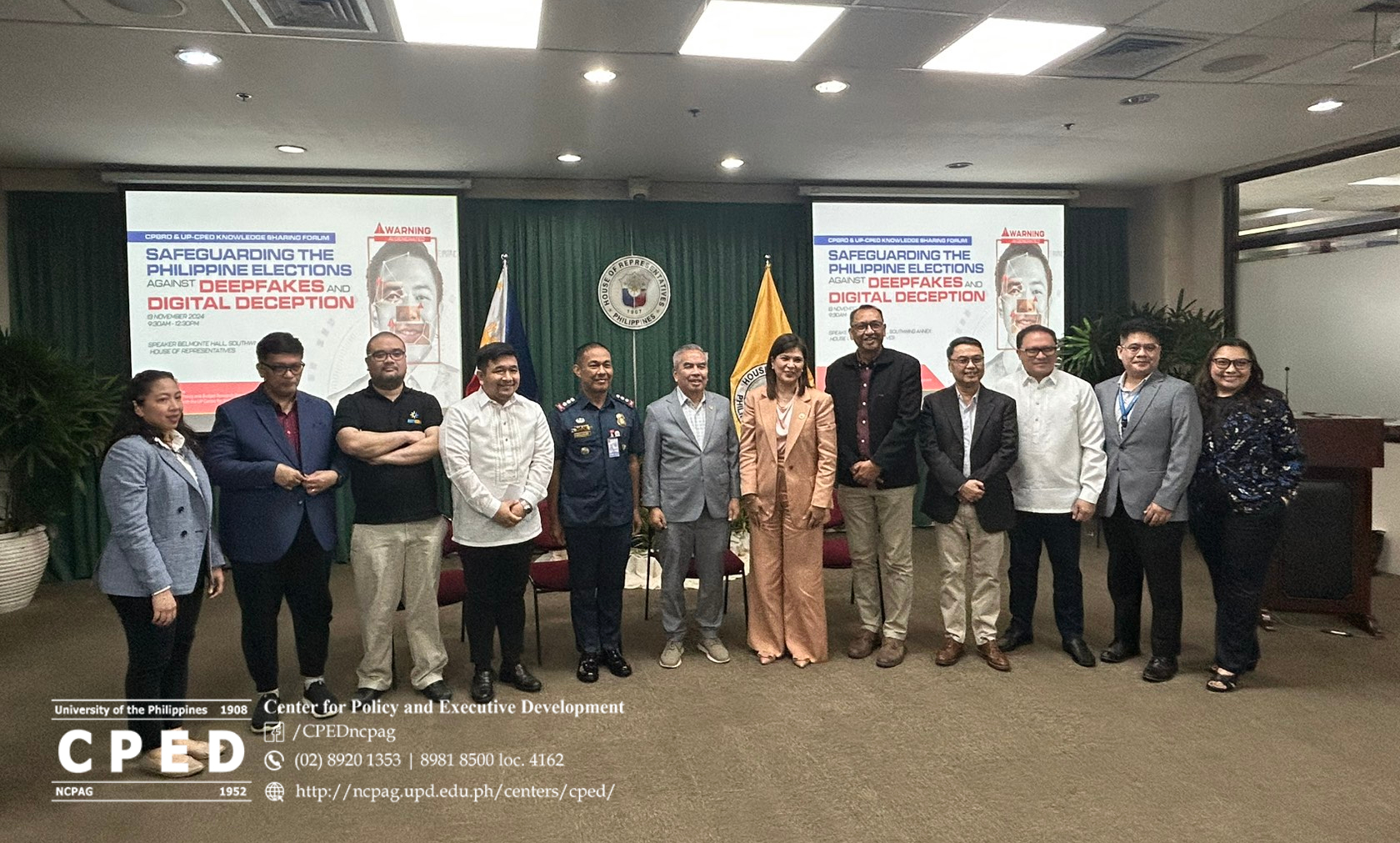 CPED Partners with CPBRD-HRep on Forum on the Threat of Deepfakes and ...