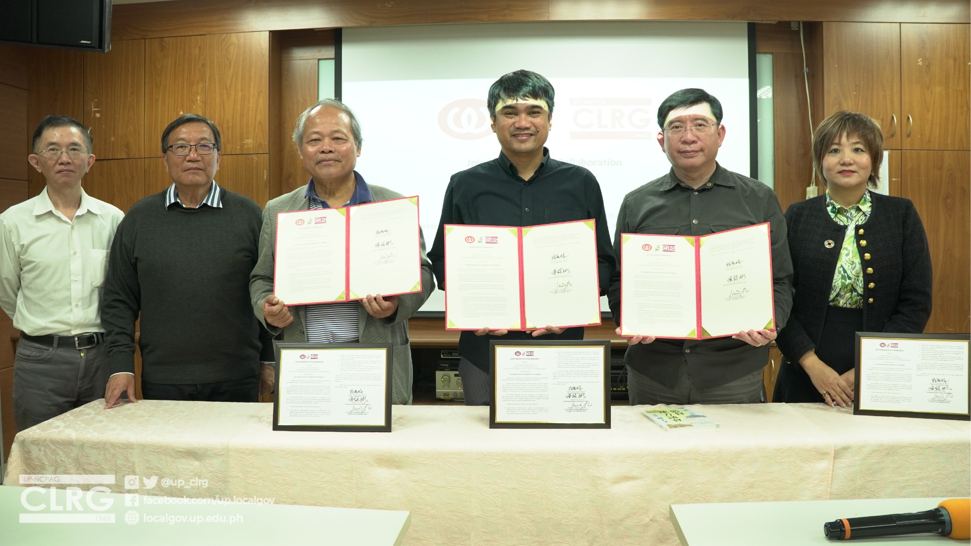 CLRG signs collaboration commitment with CCW and KCSCW to develop PH ...