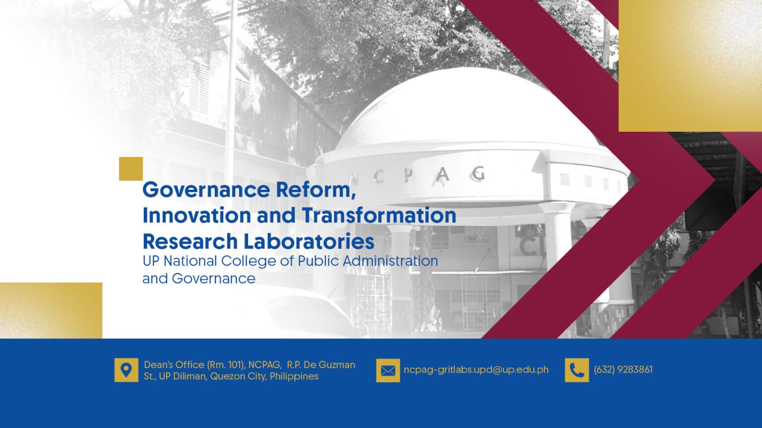 GRIT Labs - NCPAG - UP National College of Public Administration and ...